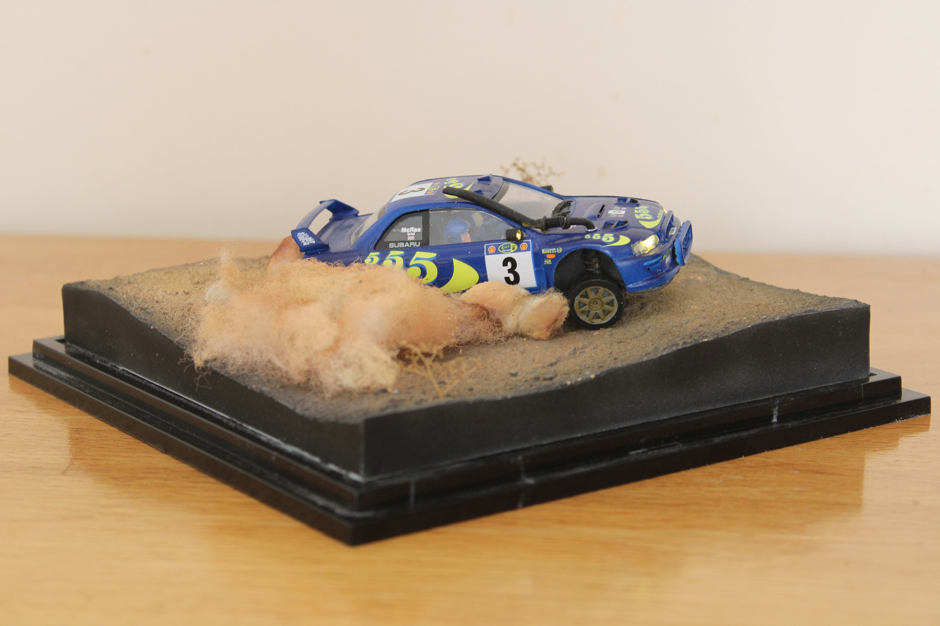 Rally Diorama 1/43 Scale Mcrae Safari Rally Kenya Subaru Impreza Art ...
