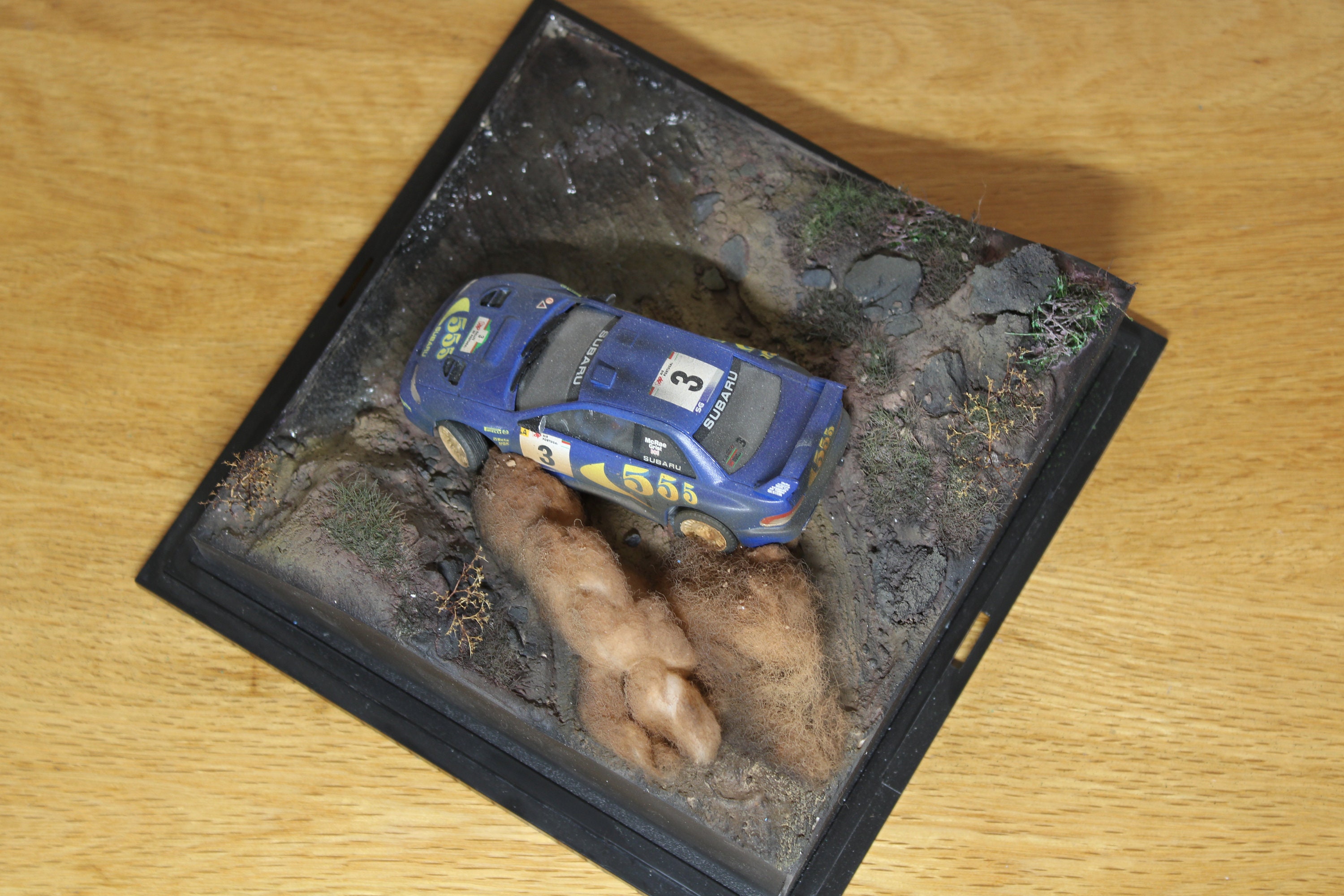 Rally Diorama 1/43 Scale Mcrae Rally Portugal Subaru Impreza Art Piece ...