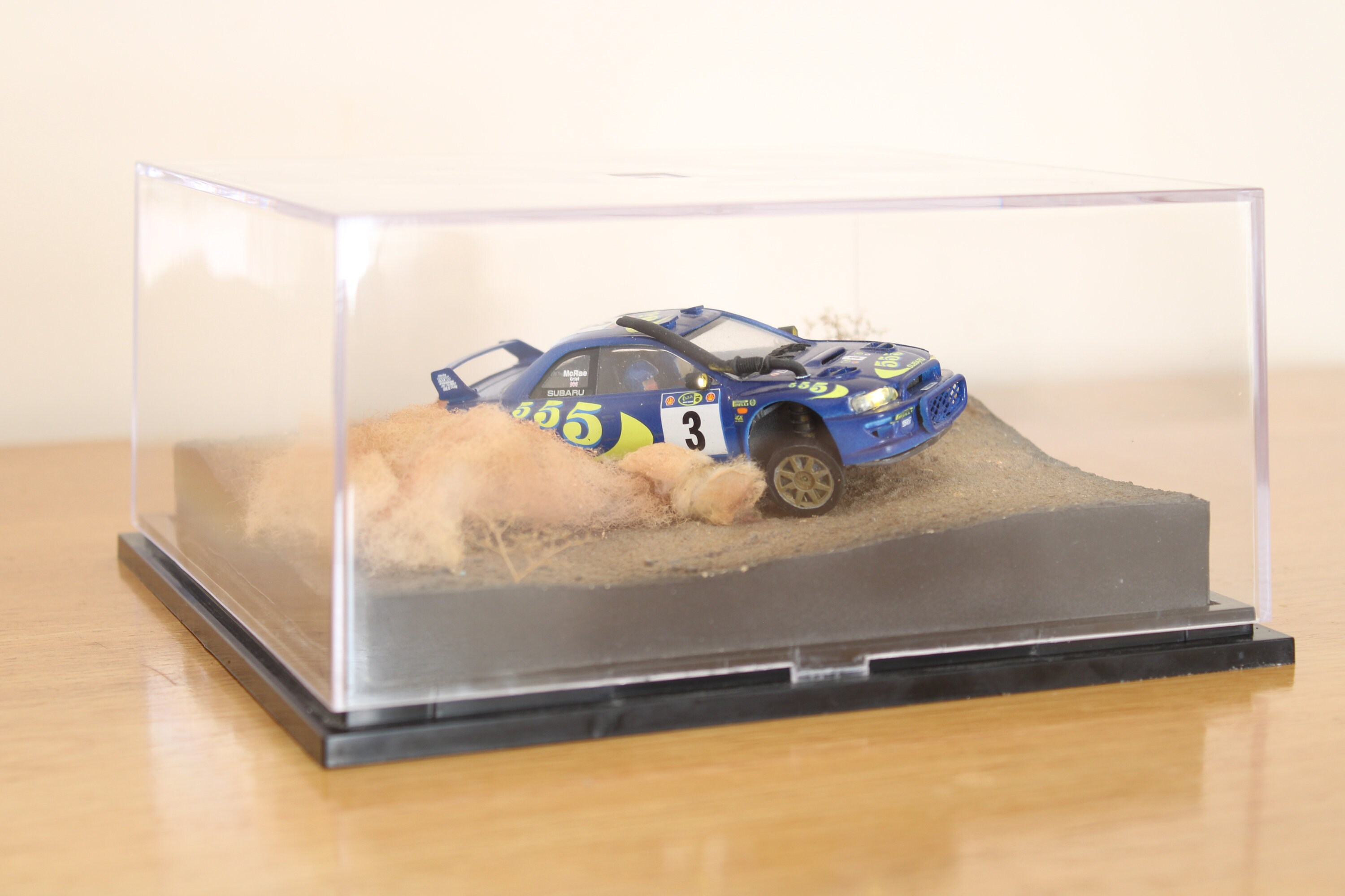 Rally Diorama 1/43 Scale Mcrae Safari Rally Kenya Subaru Impreza Art ...