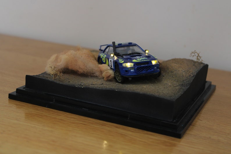 Rally Diorama 1/43 Scale Mcrae Safari Rally Kenya Subaru Impreza Art ...