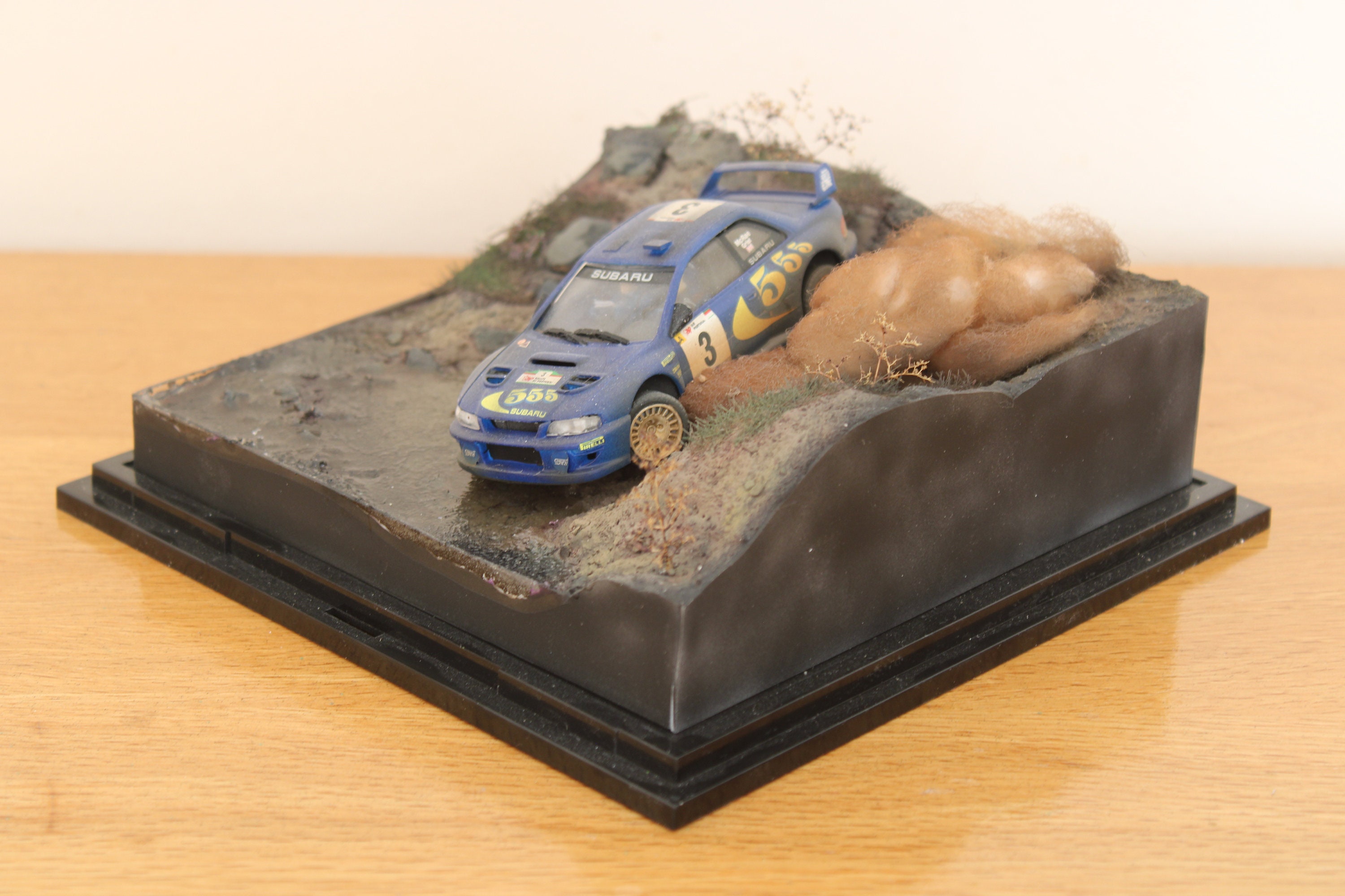 Rally Diorama 1/43 Scale Mcrae Rally Portugal Subaru Impreza Art Piece ...