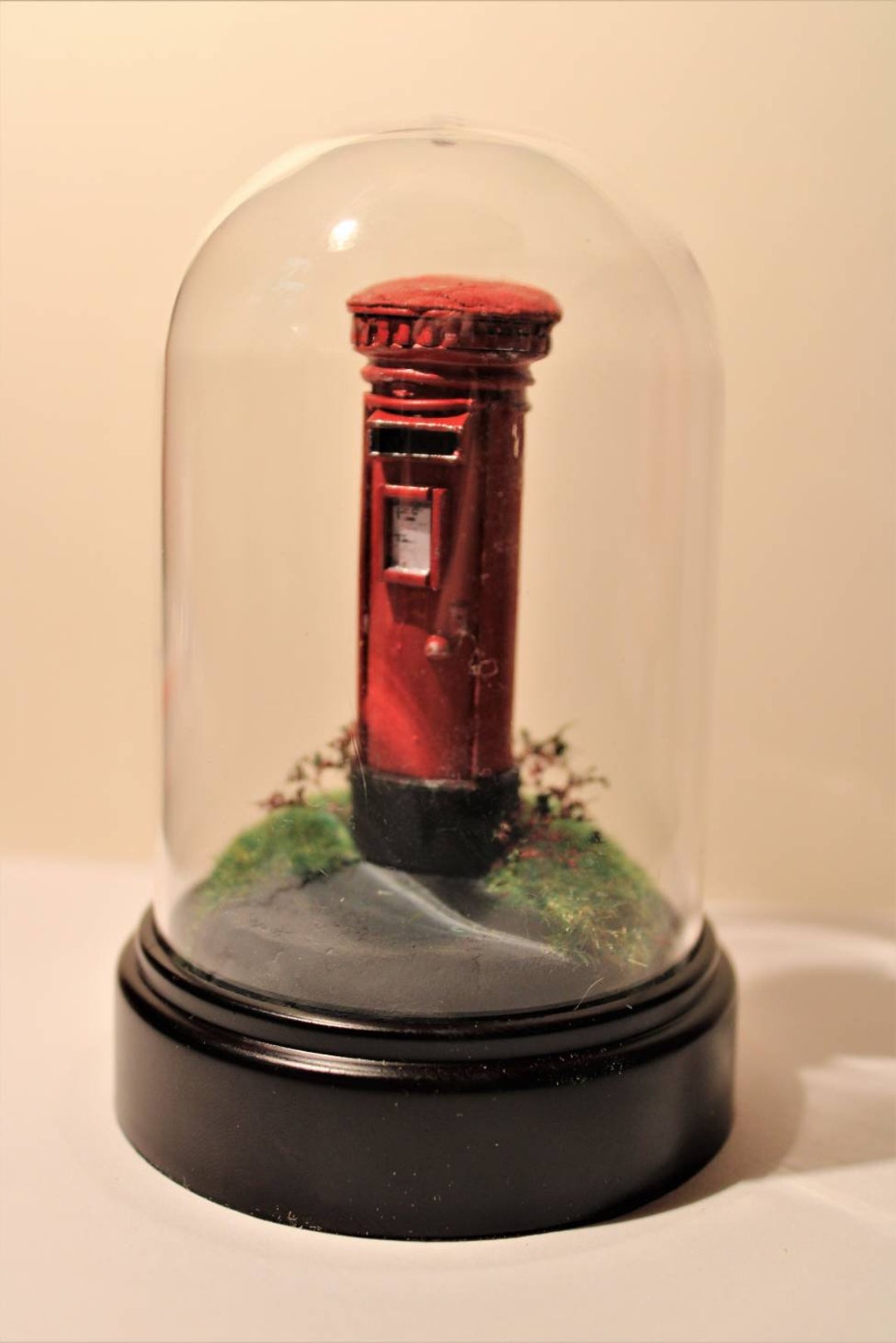 Miniature Post Box Diorama Surrounded by Flowers - Etsy