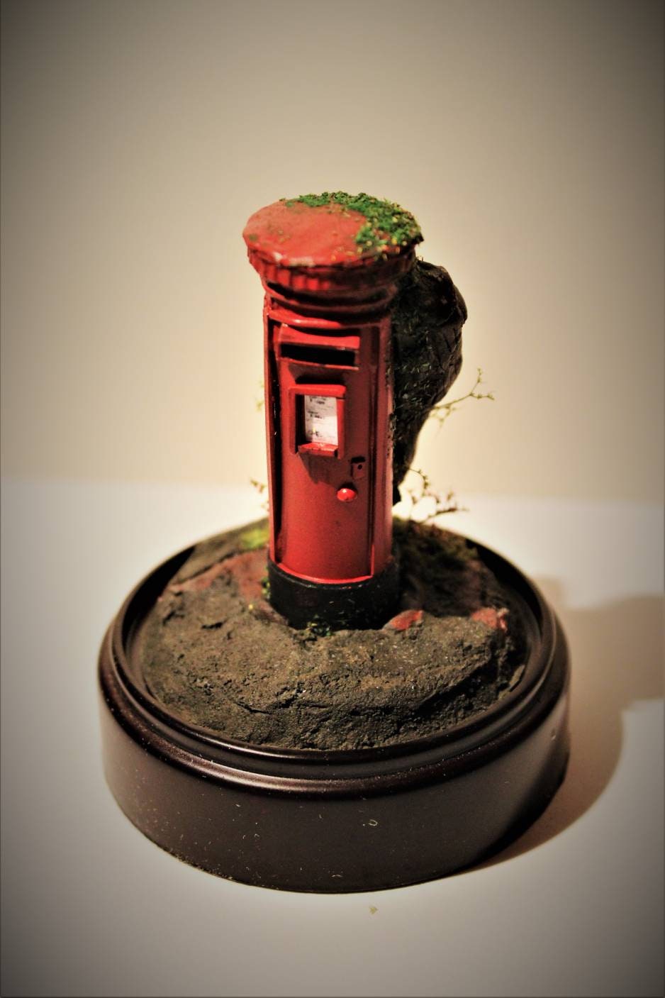 Miniature post box diorama over grown - Etsy 日本