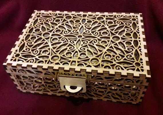 Patterned BOX Vector Model for Laser Cut Cnc DXF CDR Ai Eps | Etsy