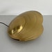 Mid-century Modern Rare Large Clam Shell Design Brass Table Lamp by ...