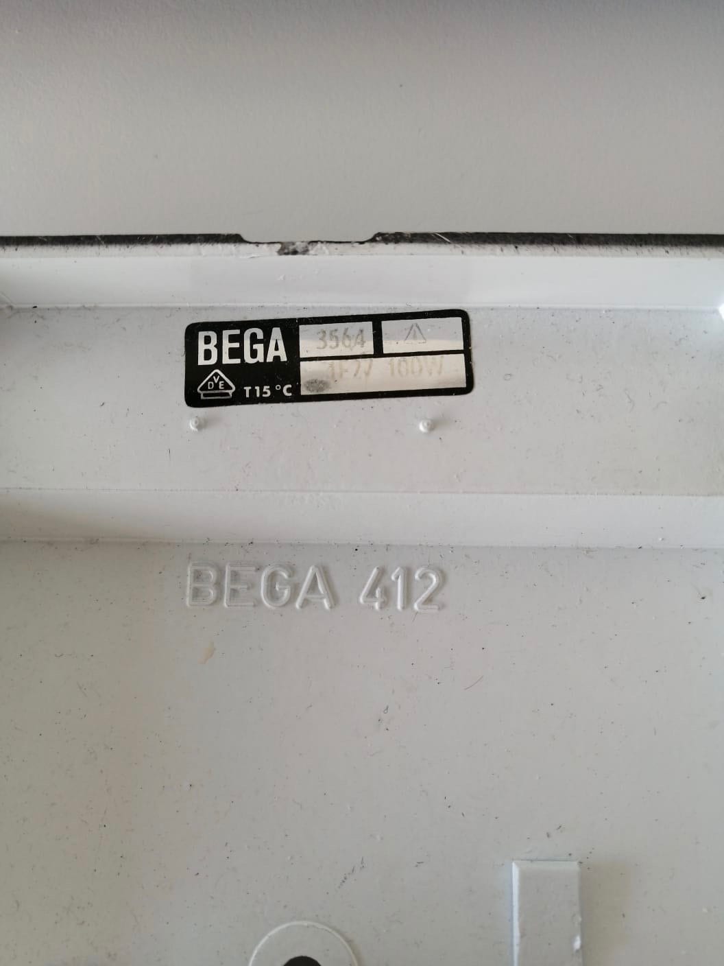 BEGA 412 Opal Glass Wall Sconce 1960s Germany - Etsy