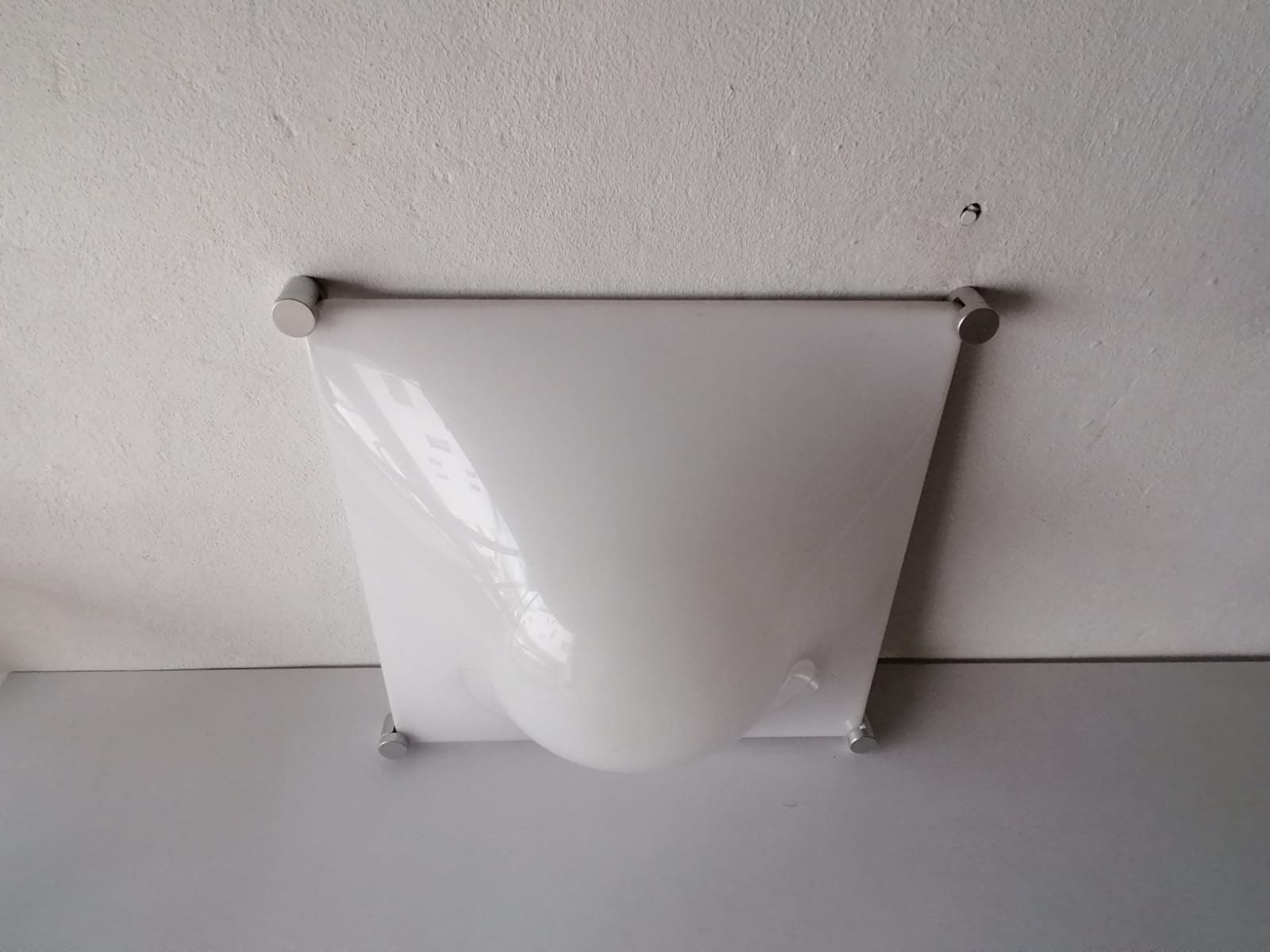 White Plexiglass Bubble Design Large Wall or Ceiling Lamp by - Etsy