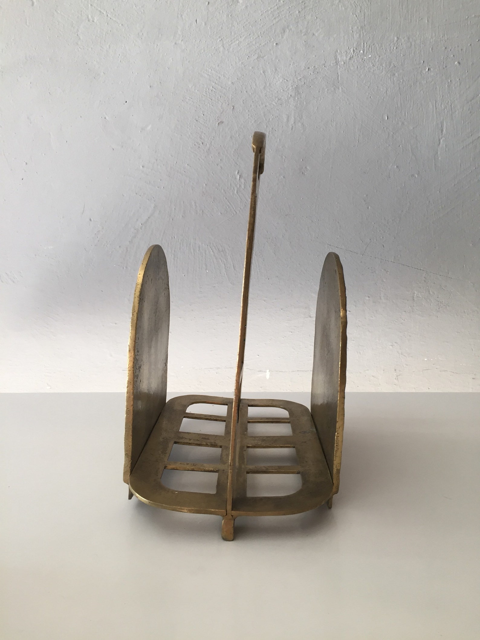 Mid Century Modern Heavy Brass Magazine Holder 1960s Italy - Etsy