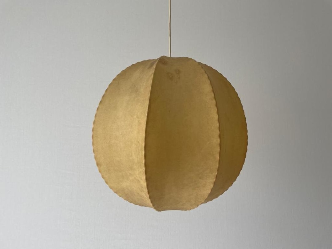 Cocoon Ball Design Pendant Lamp, 1960s, Italy - Etsy