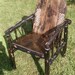 Handmade Rustic Cedar Chair With Celtic Design-local Pick-up Only - Etsy UK