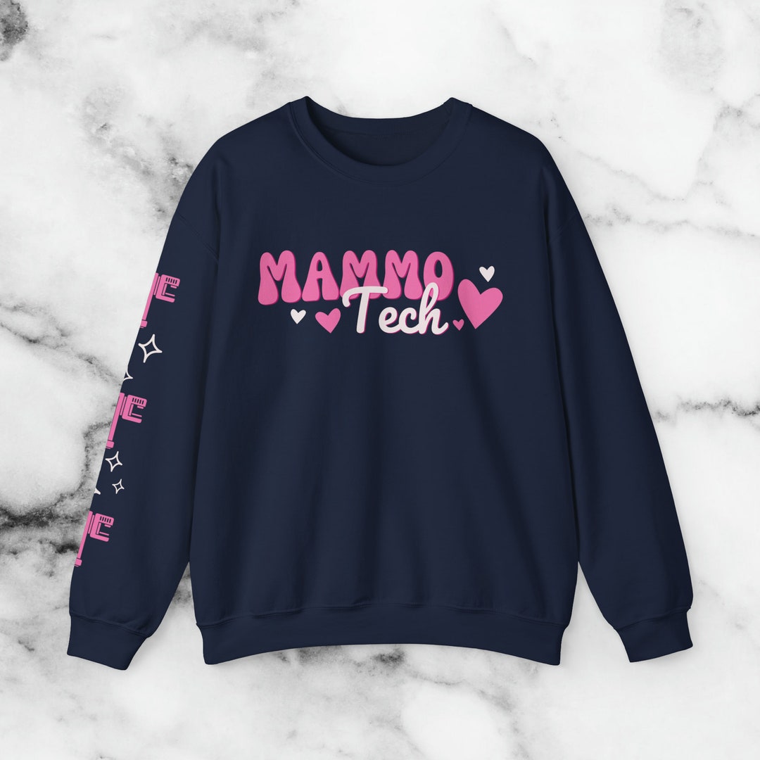 Mammo Tech Sweatshirts, Funny Mammography Technologist Shirt, Mammo ...