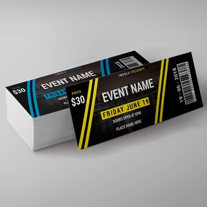 Custom Tickets Design, Sale Ticket, Discount Ticket, Business Ticket ...