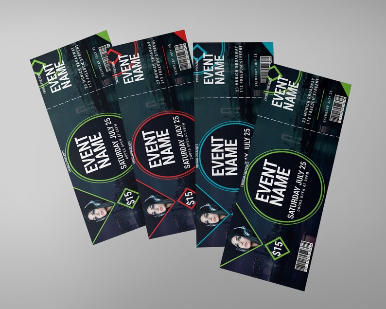 Custom Event Tickets Design Invitation Ticket Birthday - Etsy