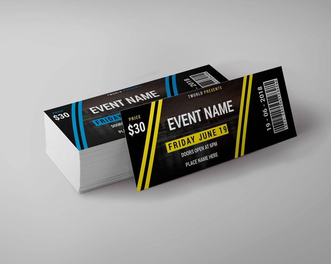 Custom Tickets Design, Sale Ticket, Discount Ticket, Business Ticket ...