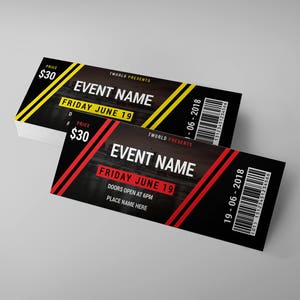 Custom Tickets Design, Sale Ticket, Discount Ticket, Business Ticket ...