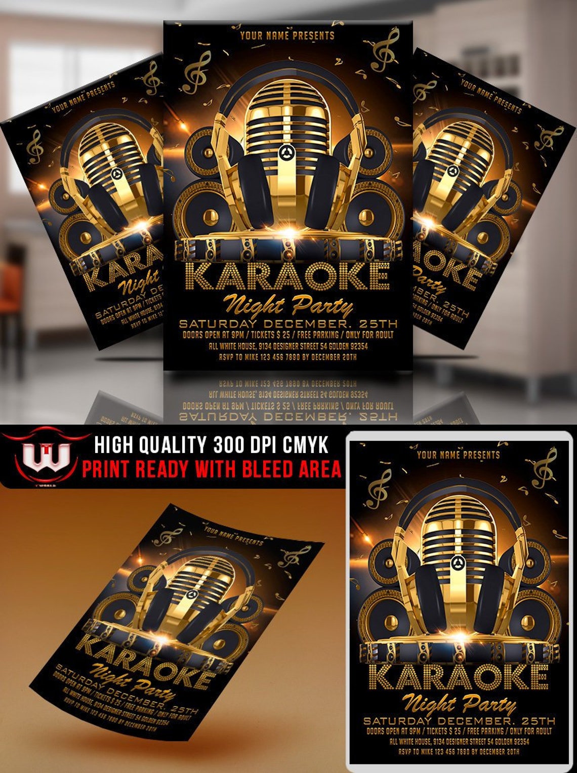 Karaoke birthday invitation karaoke birthday party | Etsy