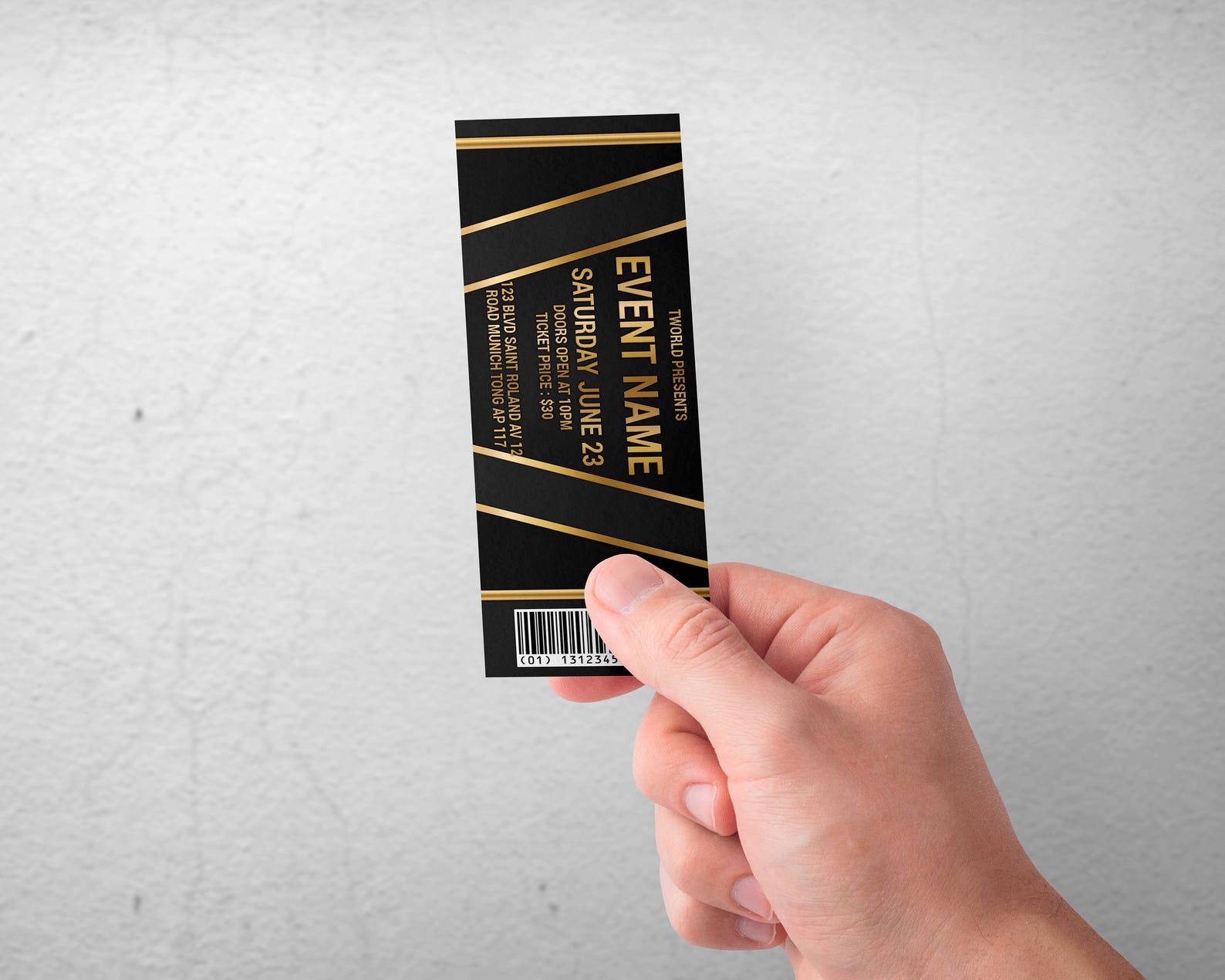 Birthday Party Ticket Invitation Concert Ticket Gala Ticket - Etsy