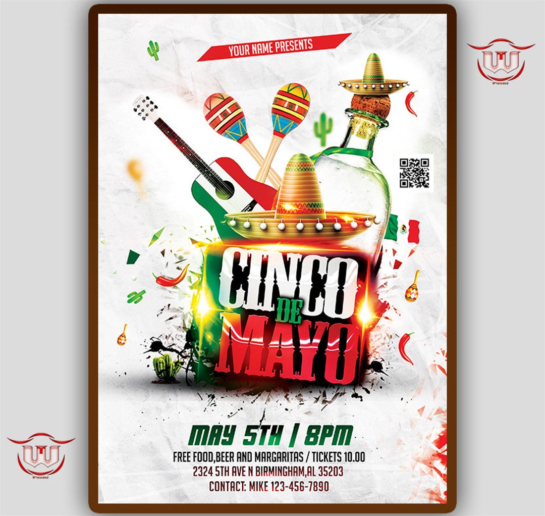 Cinco De Mayo Celebration Flyer