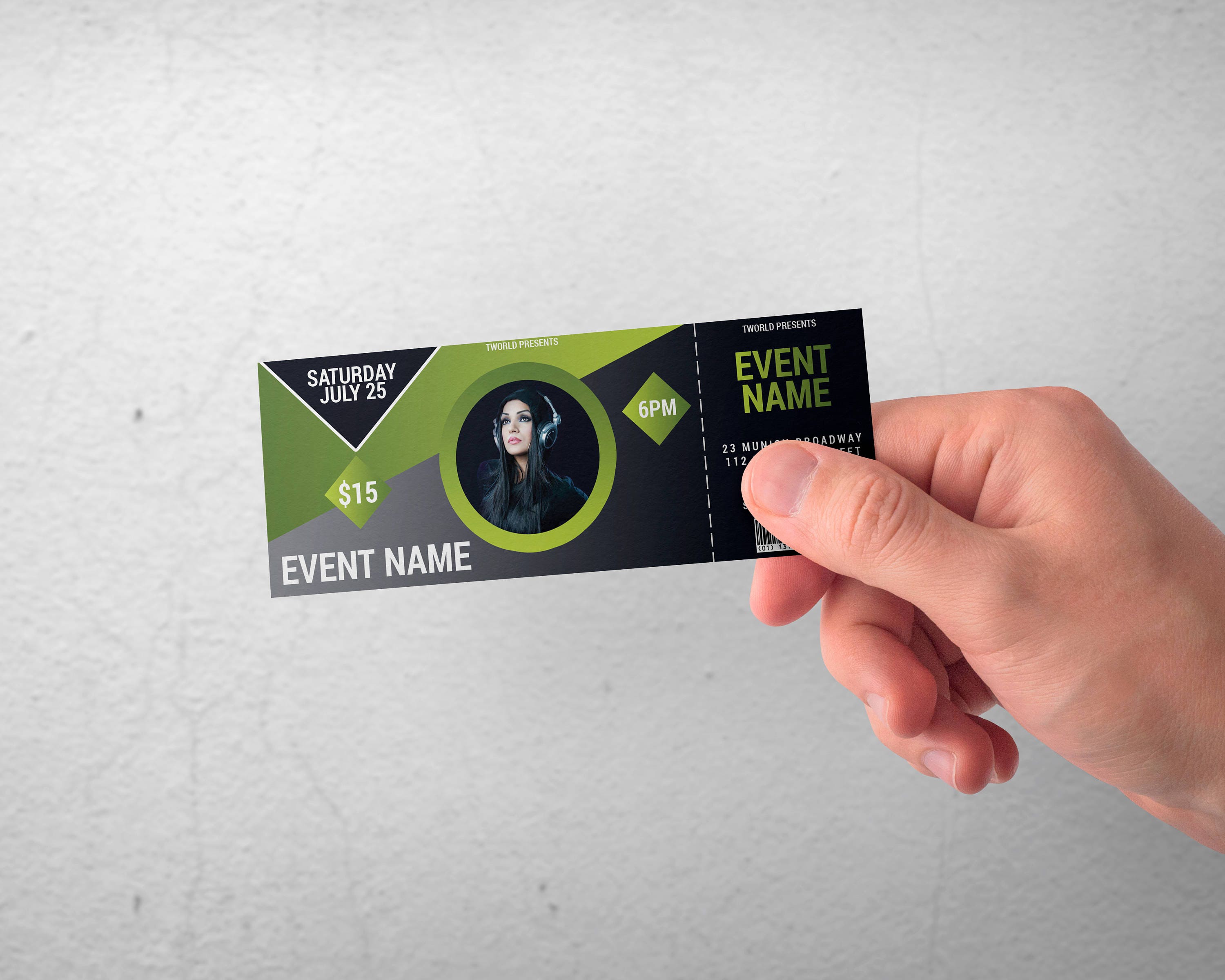 Night Ticket Design Dance Ticket Party Ticket Invitation | Etsy