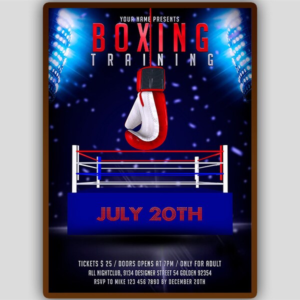 Boxing Party - Etsy