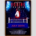 Boxing Night Flyer, Boxing Birthday Invitation, Fight Night Invite ...