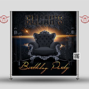 VIP Birthday Backdrop, VIP Party Backdrop, VIP Banner, Star Backdrops ...
