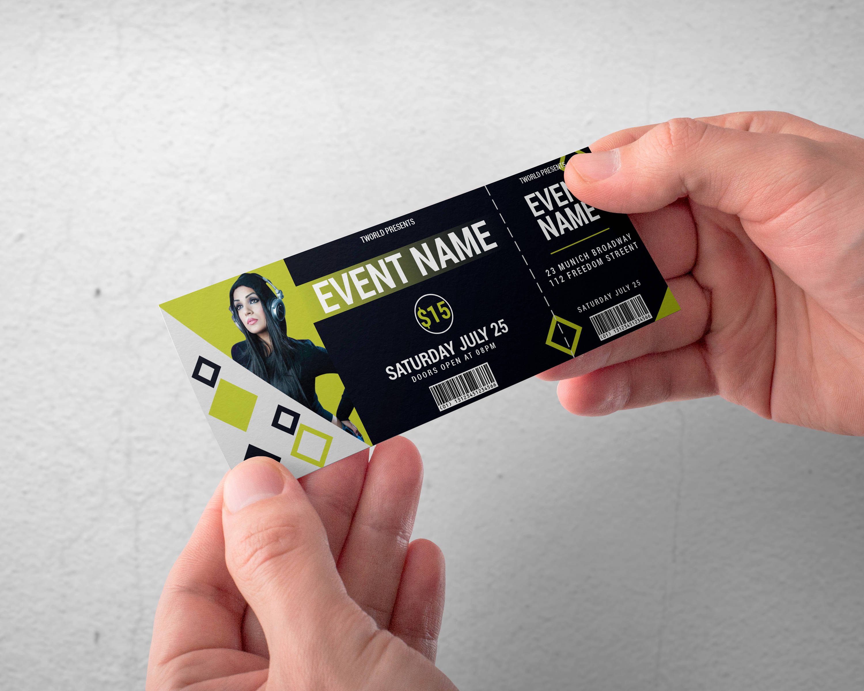 Event Ticket Design Ideas