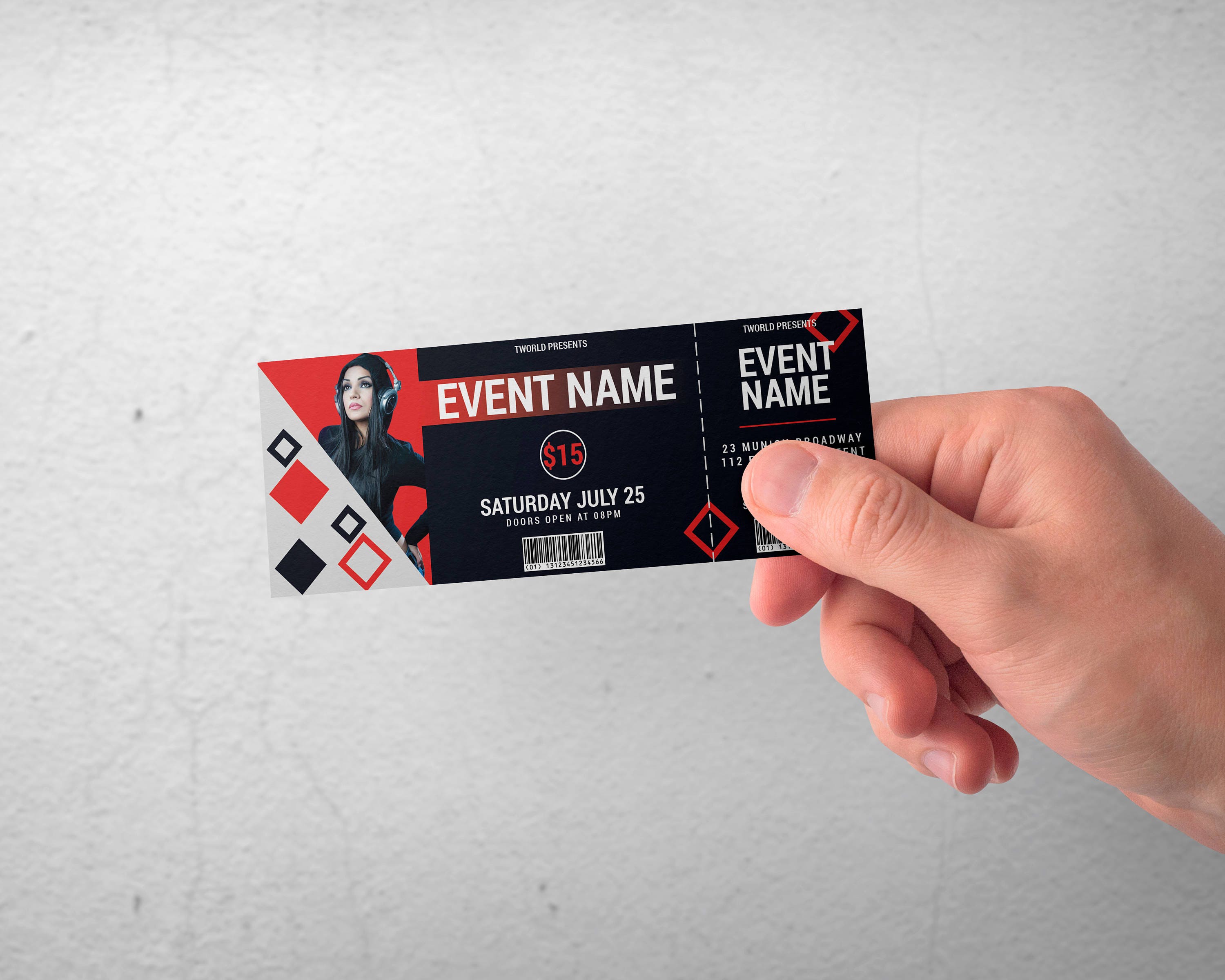 Event Ticket Design Ideas