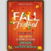 Fall Invitation, Autumn Party Invitation, Fall Flyer Design, Printable ...