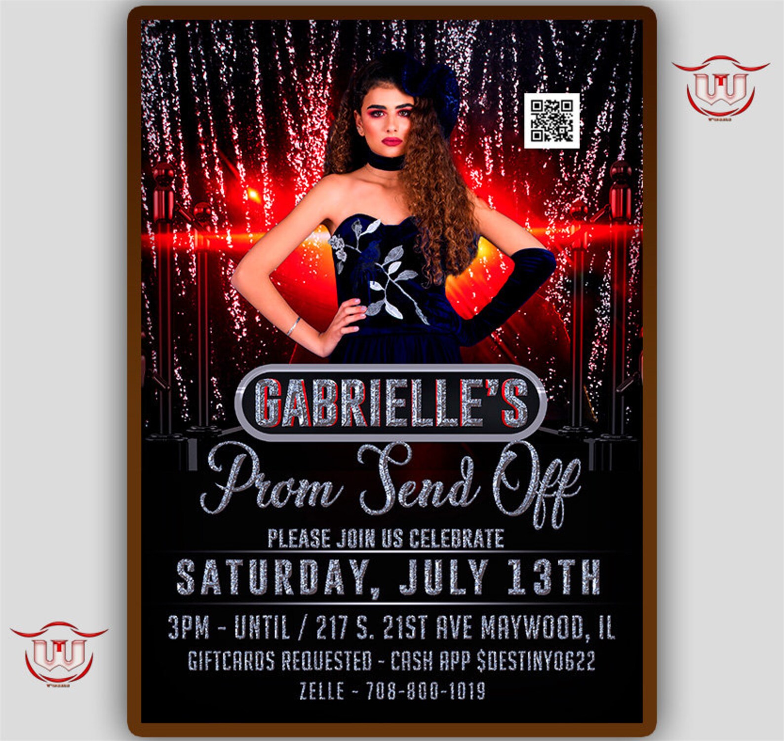 Prom Send off Invite Prom Send off Invitation With Picture - Etsy