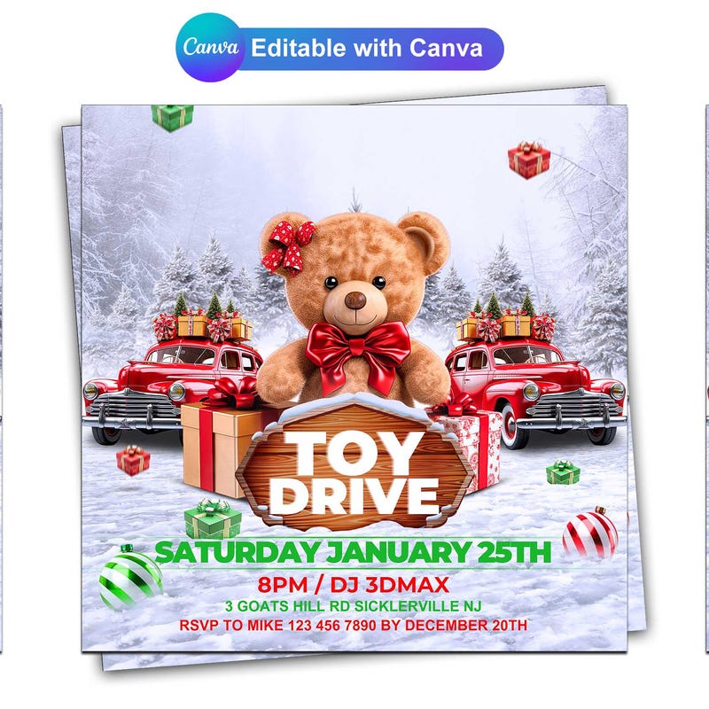 Drive in Invitation - Etsy