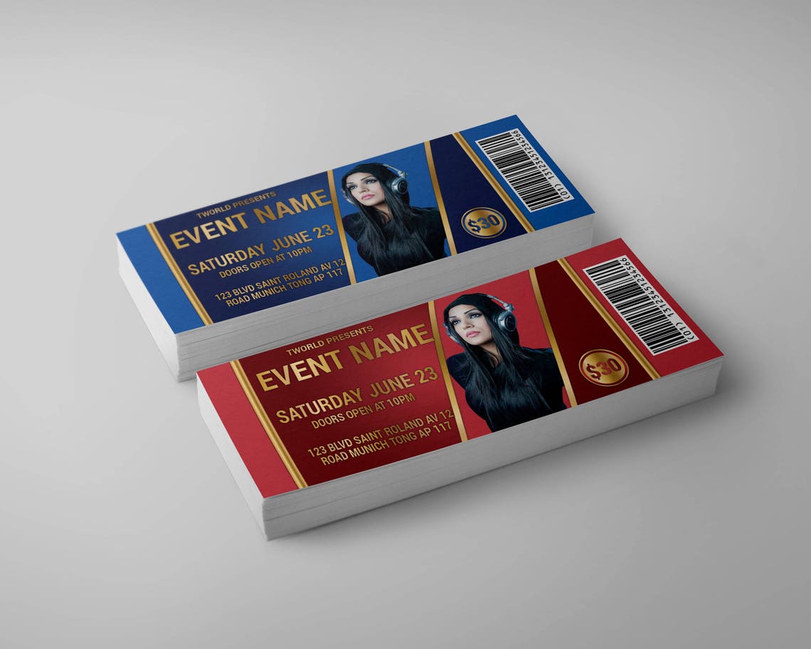 Vip Tickets Invitation Ticket Birthday Ticketcomedy Ticket - Etsy