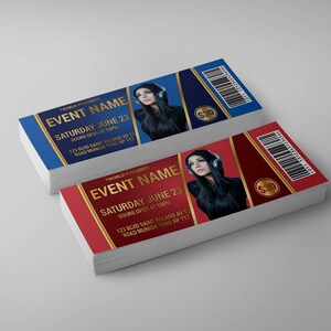 Vip Tickets, Invitation Ticket, Birthday Ticket,comedy Ticket, Golden ...