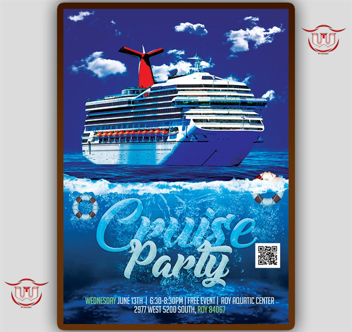 Cruise Invitation Cruise Birthday Flyer Cruise Wedding Etsy