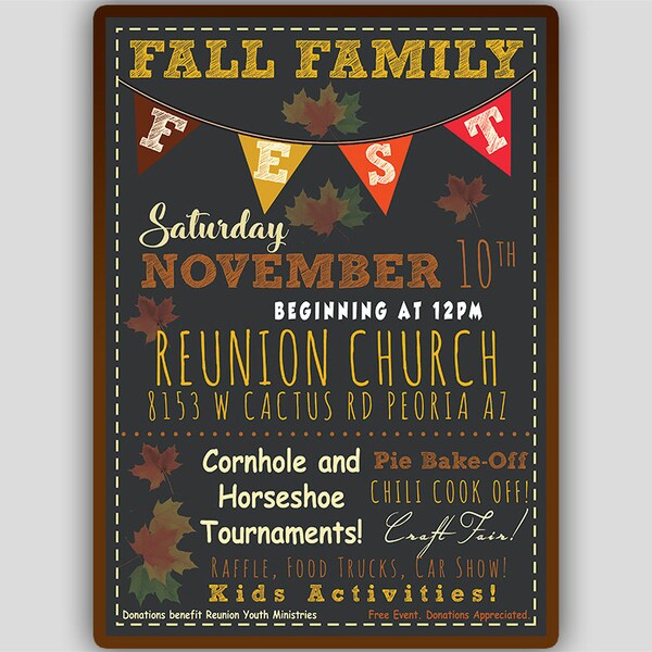 Family Fall Festival Invitation - Etsy