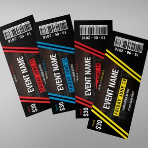 Custom Tickets Design, Sale Ticket, Discount Ticket, Business Ticket ...