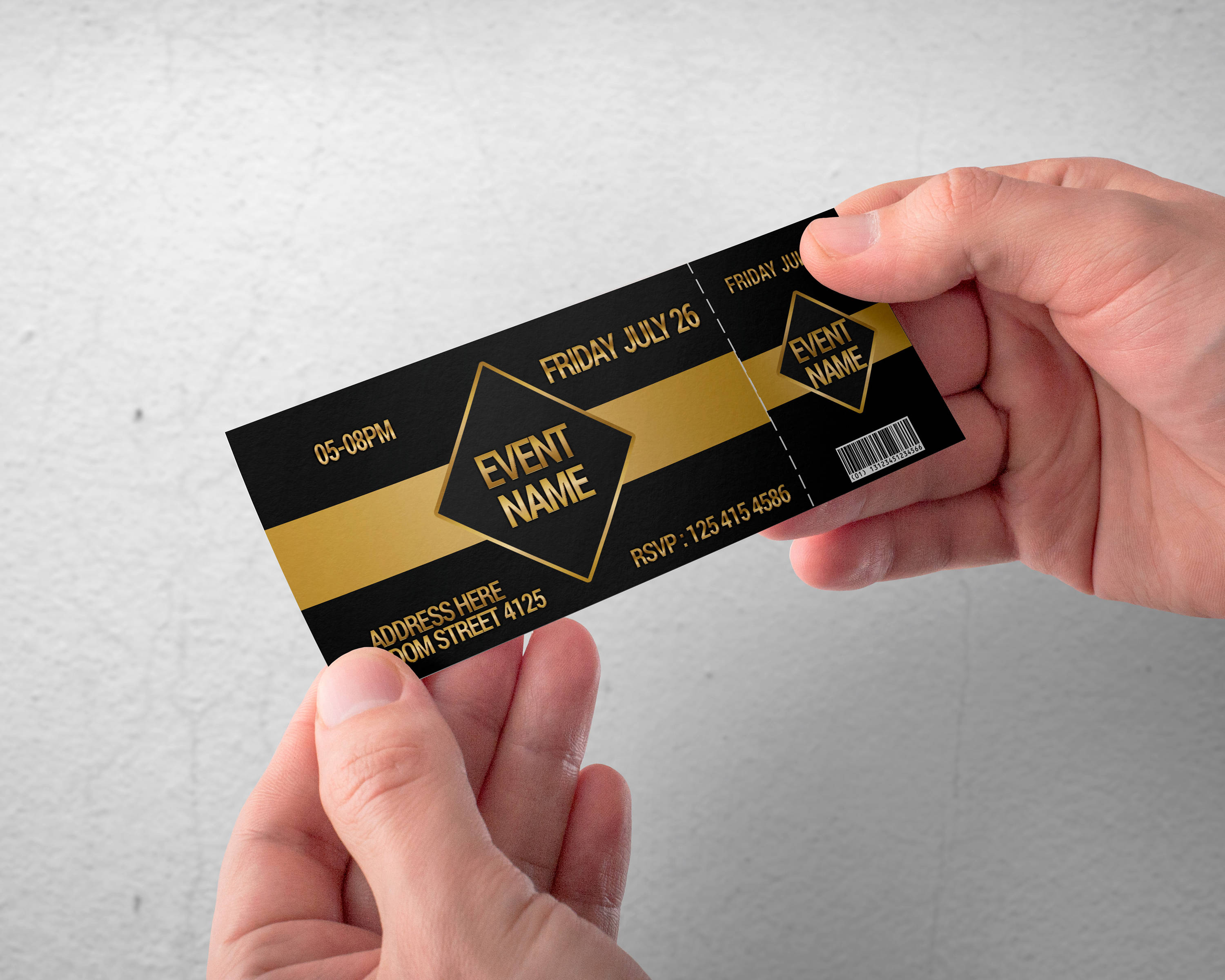 VIP Tickets invitation ticket birthday ticket gold | Etsy