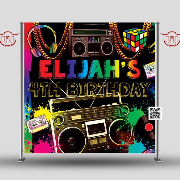 90’s Themed Backdrop Freaknik - Etsy