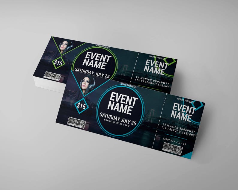 Custom Event Tickets Design Invitation Ticket Birthday - Etsy