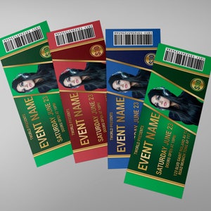 Vip Tickets, Invitation Ticket, Birthday Ticket,comedy Ticket, Golden ...