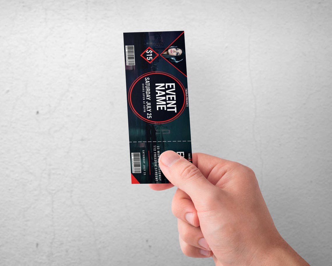 Custom Event Tickets Design Invitation Ticket Birthday - Etsy