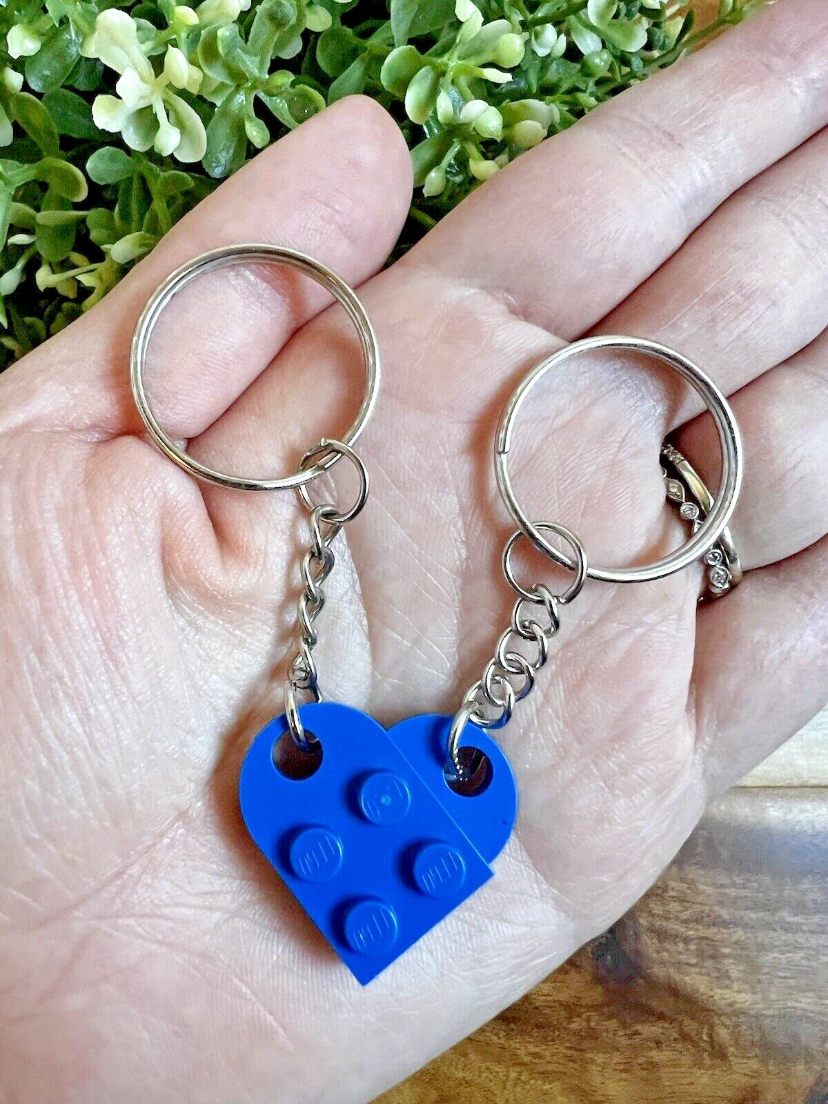 LEGO Heart Keychain Set - Made With Genuine LEGO® - Matching Keychains ...