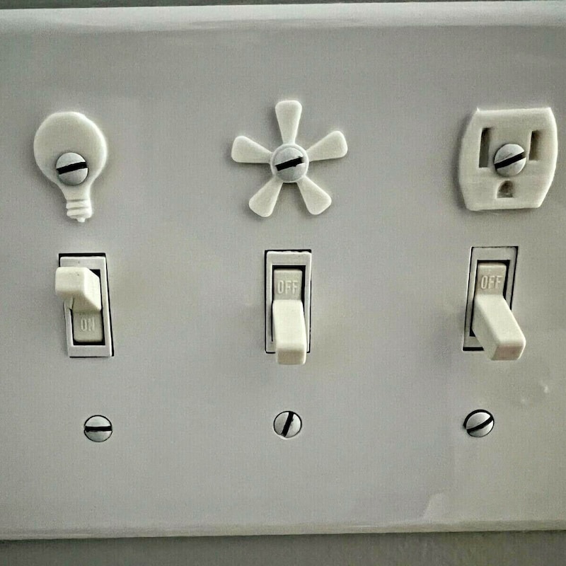 Light Switch Labels - Etsy