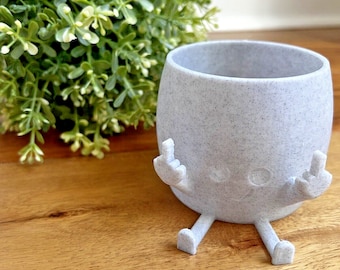 Middle Finger Happy Pot - Etsy