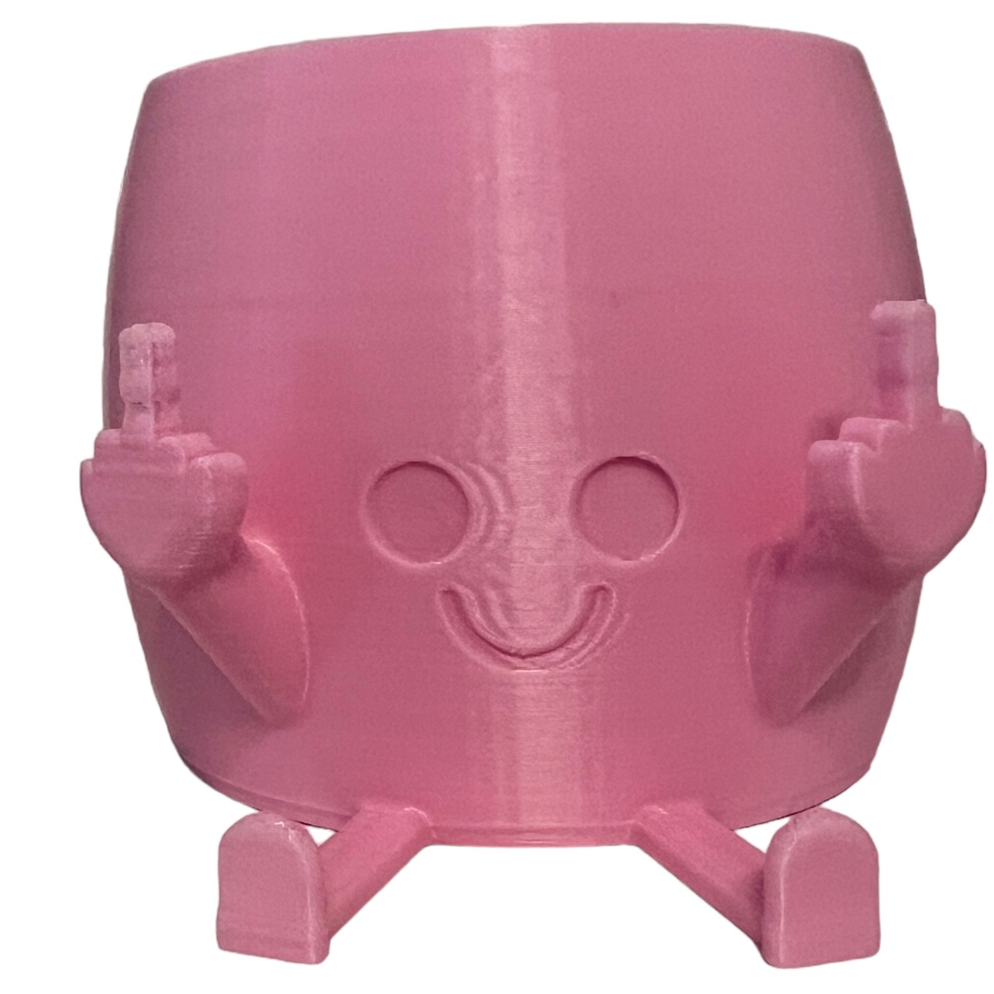 Middle Finger Happy Planter Kawaii Planter Pot With Face - Etsy