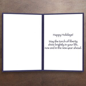 Light of Liberty Holiday Card - Etsy