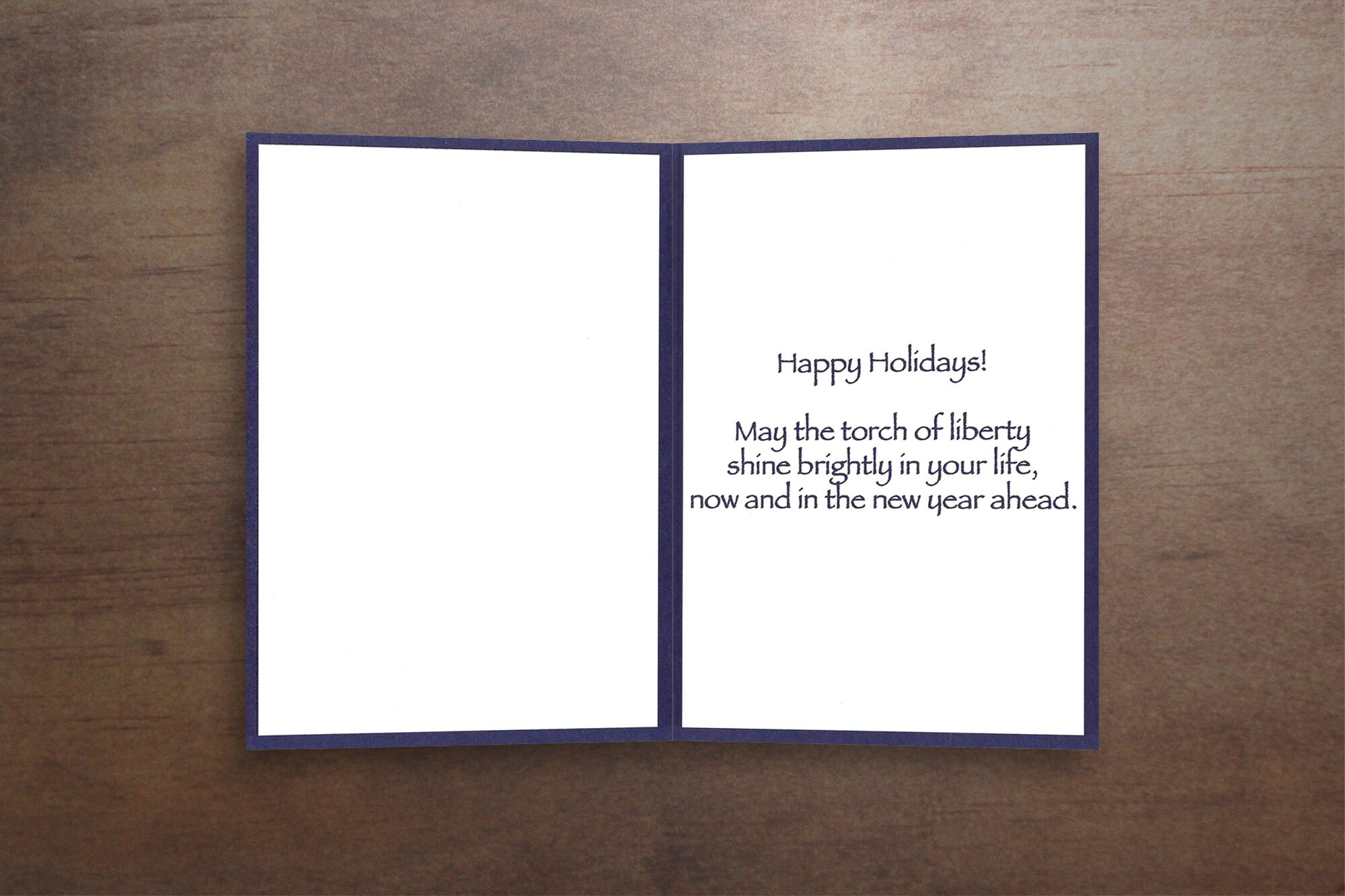 Light of Liberty Holiday Card - Etsy