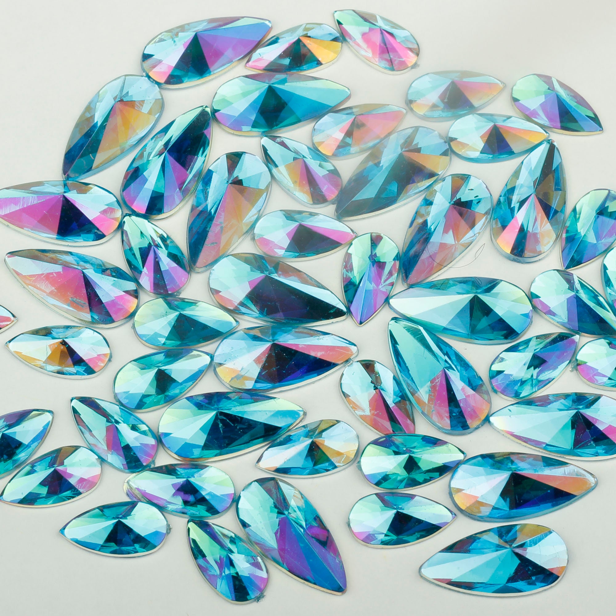 A7 Iridescent Topaz Loose Festival Face Body Gems Jewels 10g - Etsy