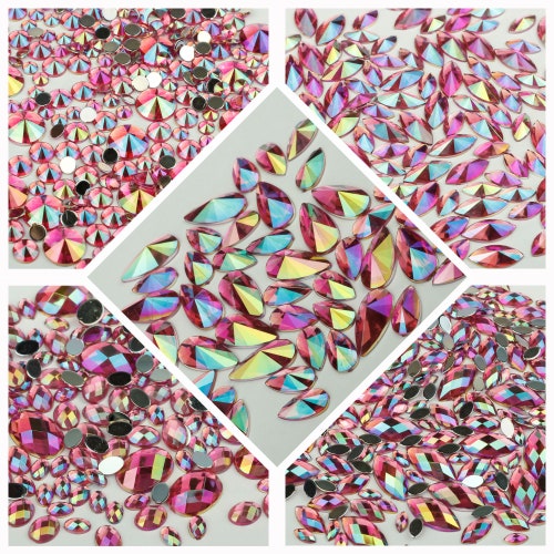 A7 Iridescent Topaz Loose Festival Face Body Gems Jewels 10g - Etsy