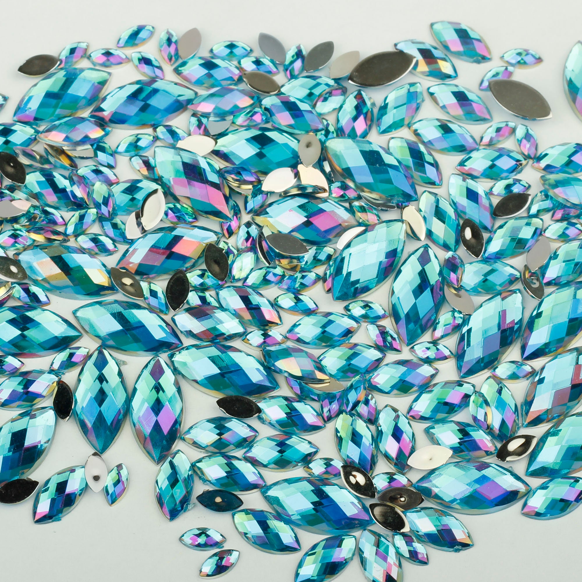 A7 Iridescent Topaz Loose Festival Face Body Gems Jewels 10g - Etsy